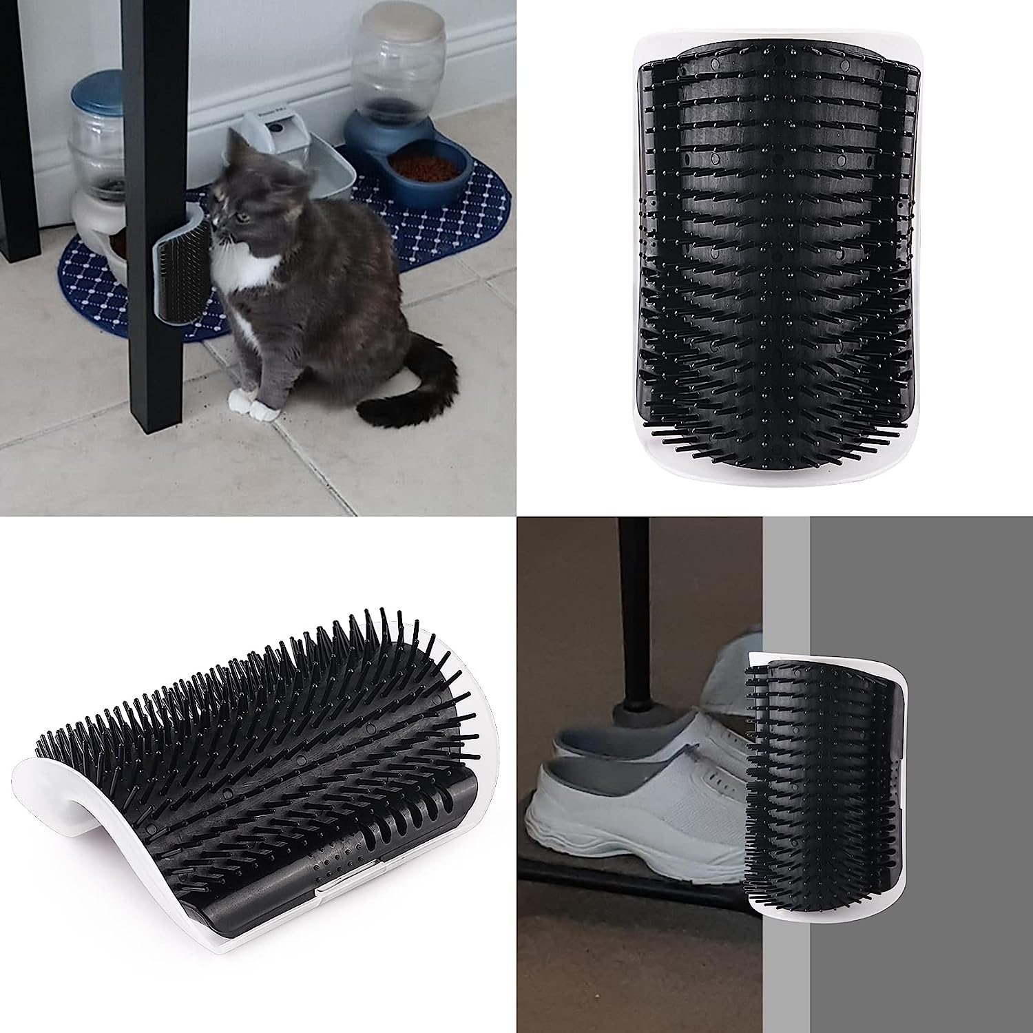 Set 4 perii de colt pentru auto-curatare pisici, Plastic ecologic ...