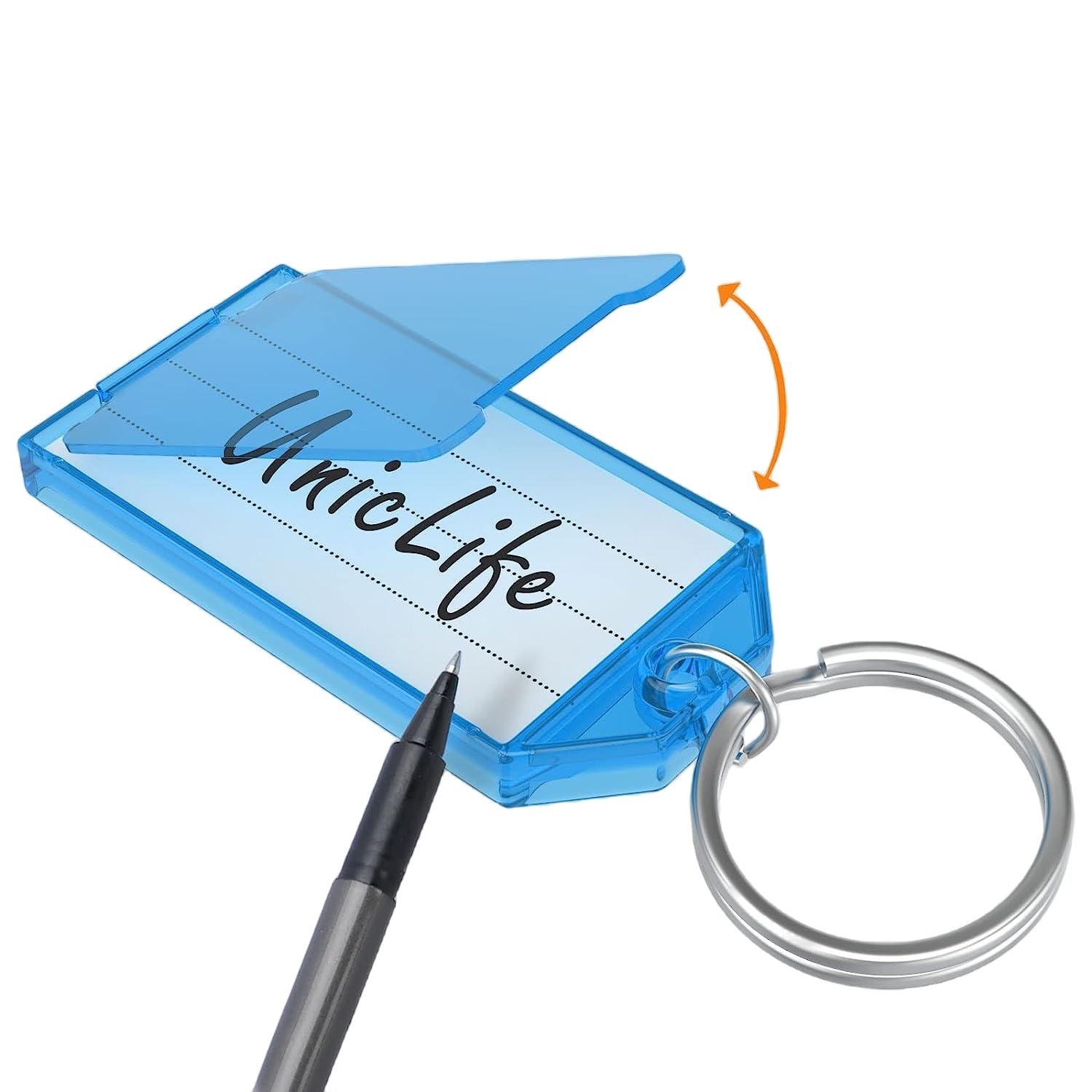 Set 10 brelocuri pentru chei, Plastic, Multicolor - eMAG.ro