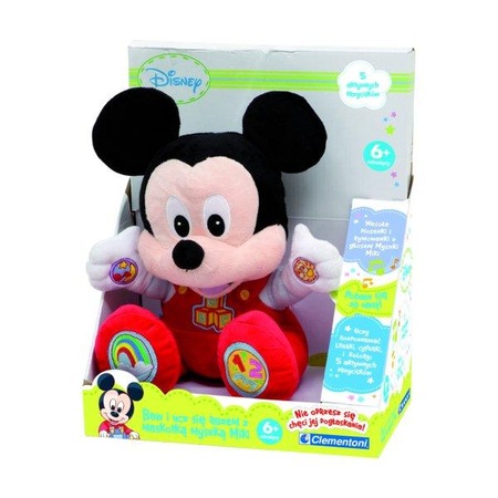 Jucarie de plus, Clementoni, Mickey Mouse, Multicolor, 6 luni+ - eMAG.ro