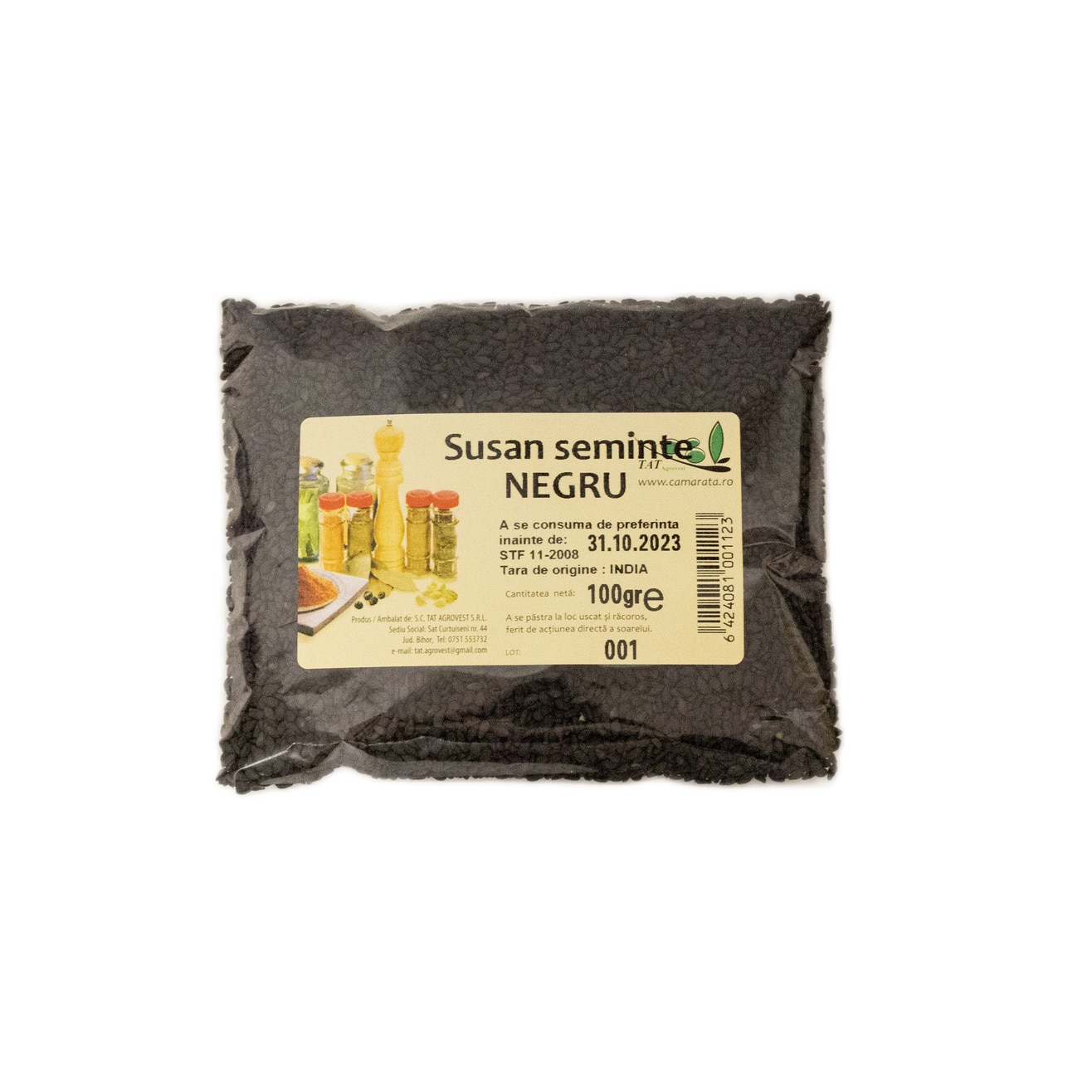 Susan seminte negru, 100gr - eMAG.ro