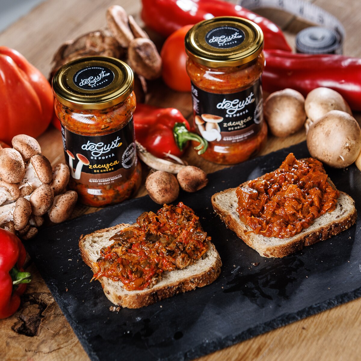 Zacusca de hribi cu multi hribi, DeGust, 300 gr - eMAG.ro