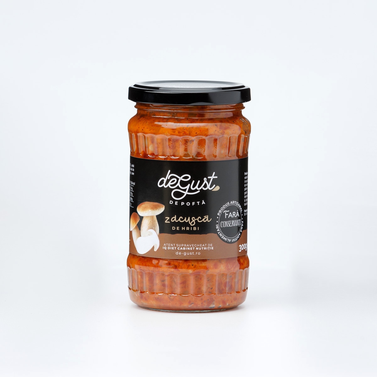 Zacusca de hribi cu multi hribi, DeGust, 300 gr - eMAG.ro