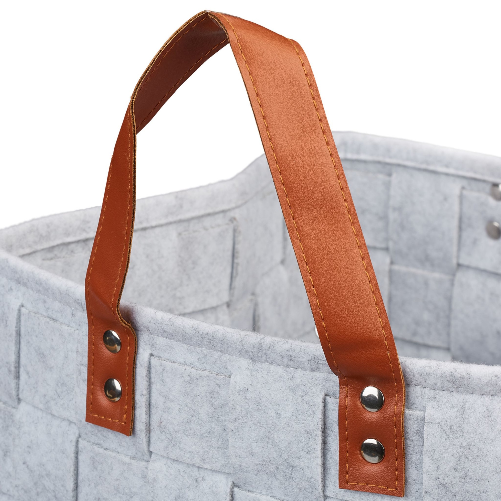 Cos din pasla tesuta, pliabil, cu manere, pentru lemne, cumparaturi sau ...