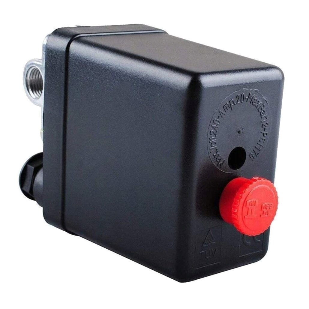 Presostat pentru compresor, monofazic, 230 V, 3-12 bari, 20 A, Asta ...