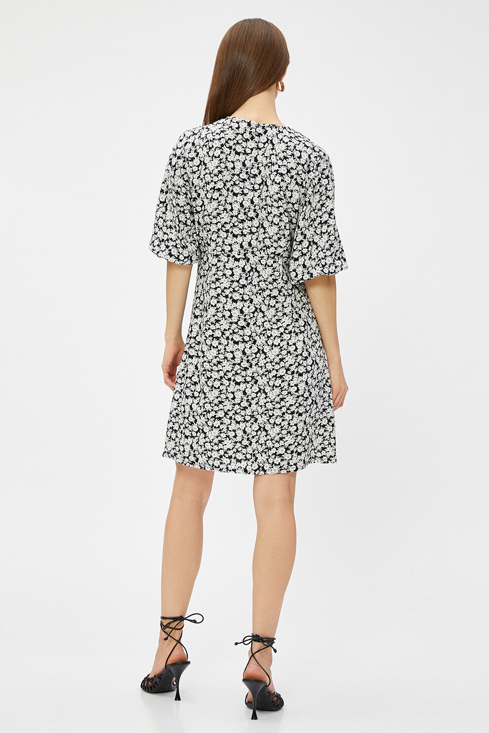 KOTON, Rochie cu model si decolteu in V - eMAG.ro