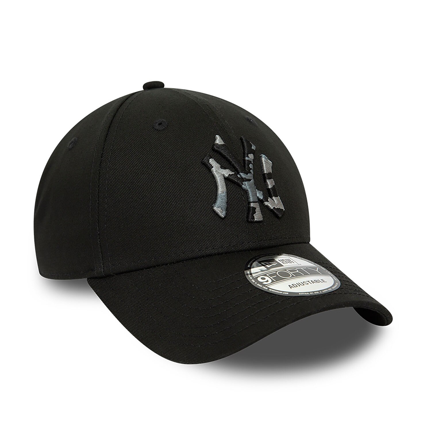 Sapca New Era ajustabila cu logo infil NY Yankees, Negru, 55-61 CM ...