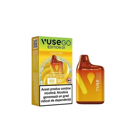 Tigara electronica de unica folosinta, Vuse GO EDITION 01 - Banana Ice ...