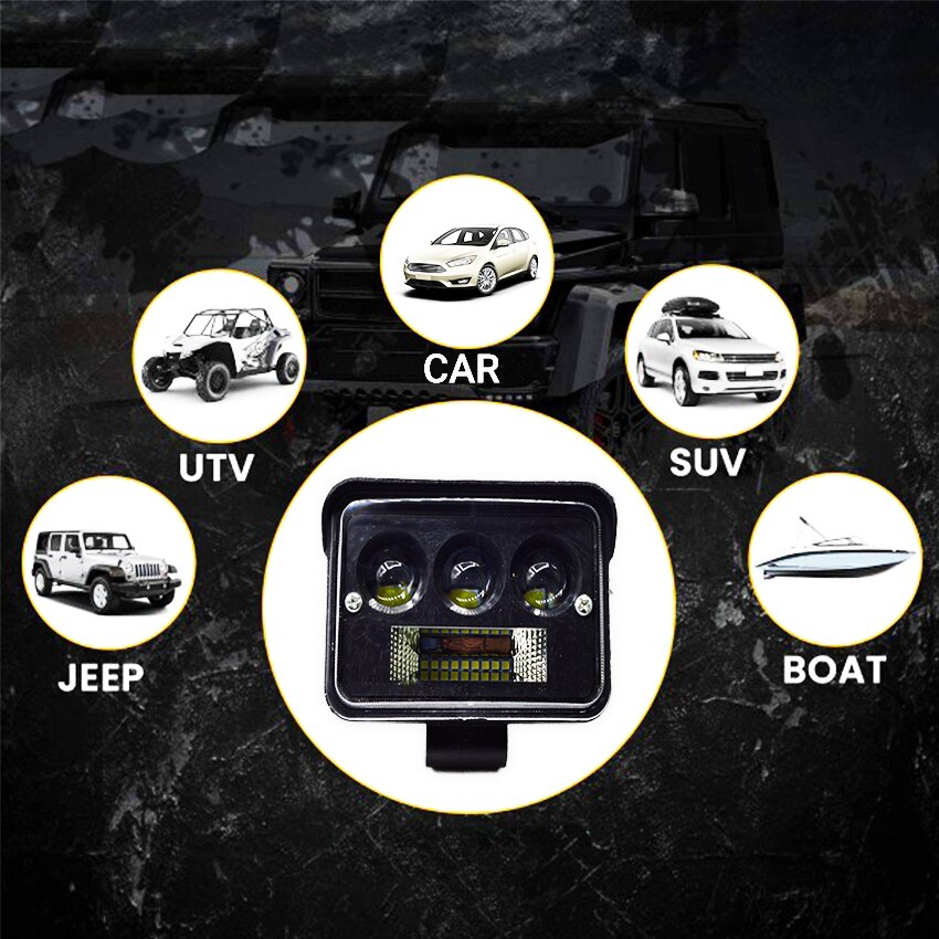 Set 2 proiectoare LED, 78W - eMAG.ro