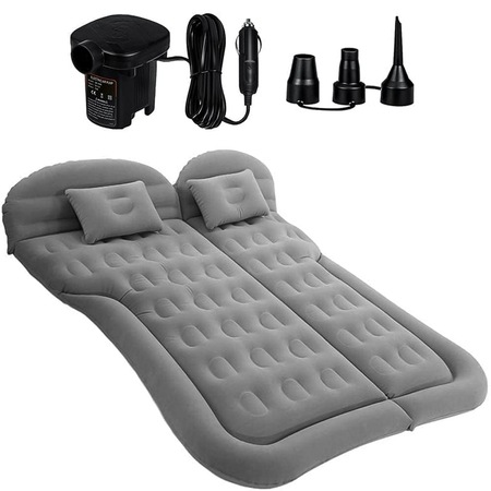 Saltea auto gonflabila, sundiguer, PVC, pompa inclusa, 2 perne, pentru ...