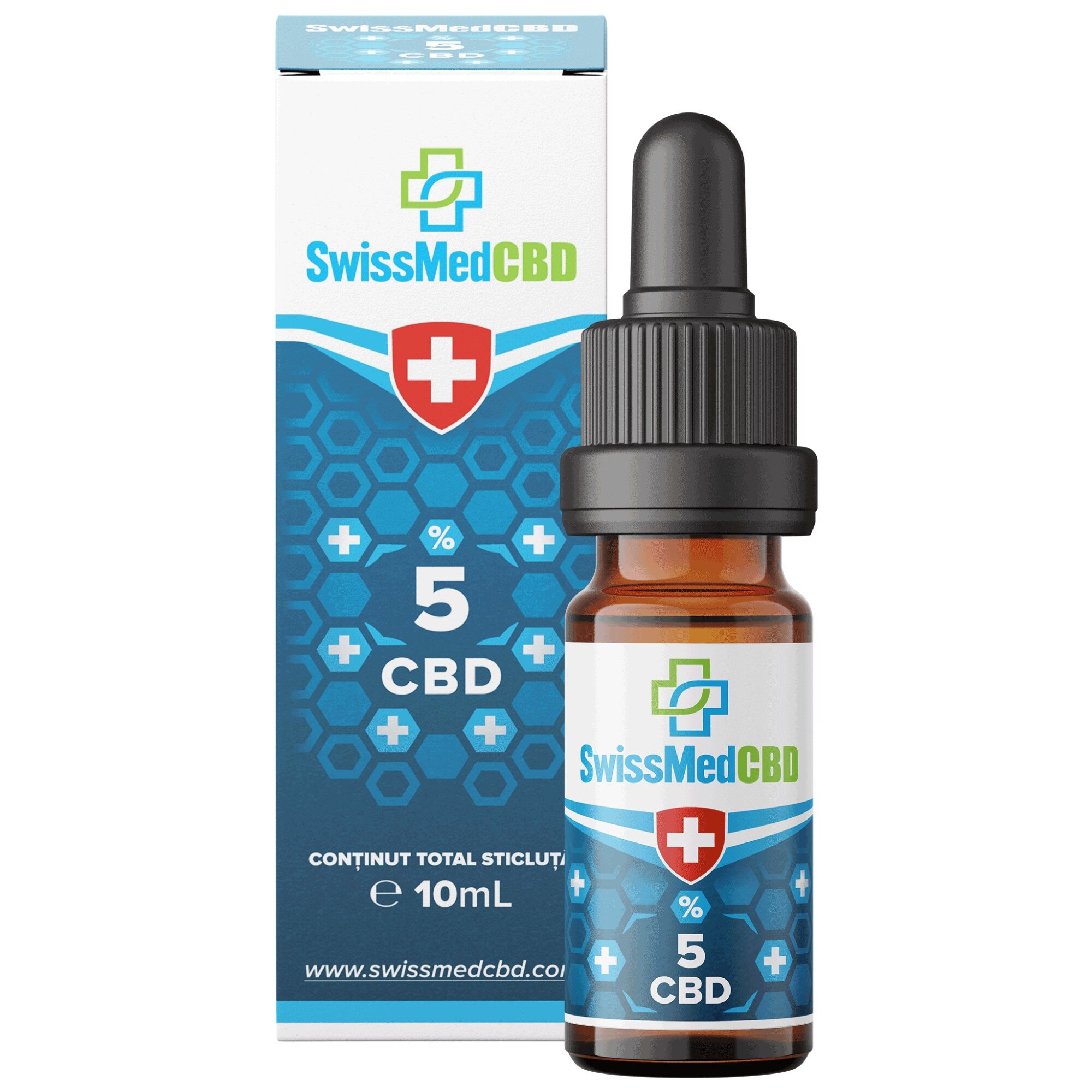 Ulei CBD 5%, SwissMedCBD, 10 ml - eMAG.ro