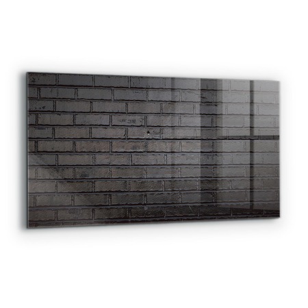 Panou decorativ, Wallfluent, Sticla, Beton De Caramida Neagra ...
