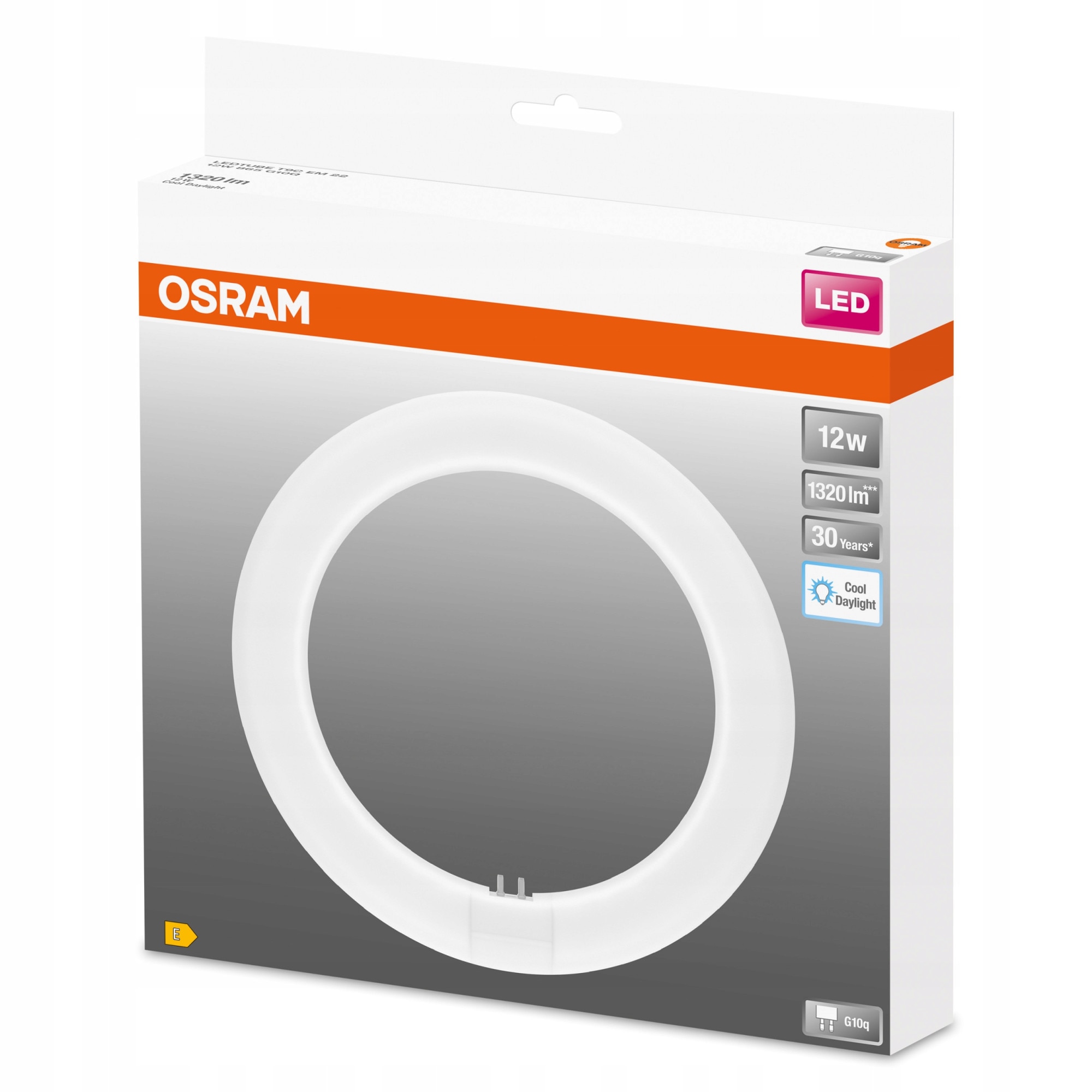 Tub LED, Osram, G10q, T9, 12W, 6500K, Alb - eMAG.ro