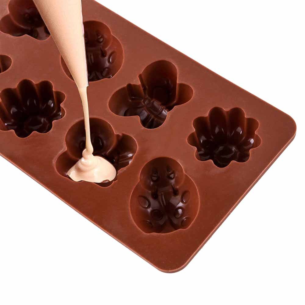 Set 2 Forme Silicon pentru ciocolata, Bomboane, Jeleuri sau Cuburi de ...