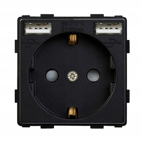 Priza 230V cu 2 porturi USB negru RTX SH - eMAG.ro