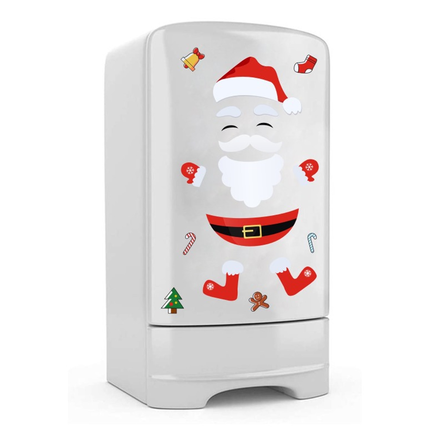 Set magneti pentru frigider, LLWL, PVC, Pentru Craciun, Multicolor ...