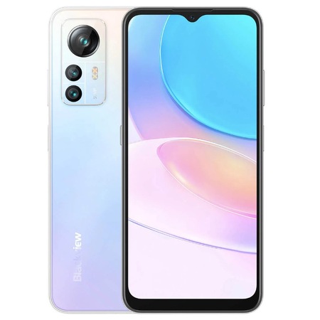 Telefon mobil Blackview A85 Alb, 4G, 6.56" HD+, 8GB RAM, 128GB ROM, Android 12, Unisoc T606 Octa ...