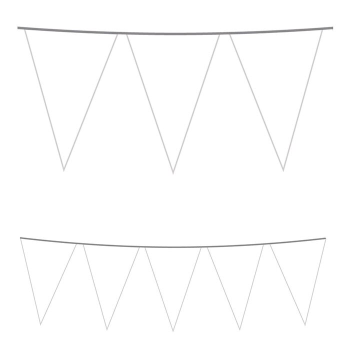Stegulete pentru petreceri, albe, 5 m x 25 cm, Big Party - eMAG.ro