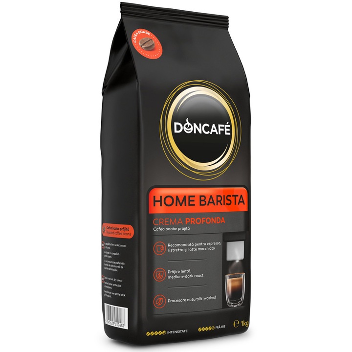Cafea boabe, Doncafe Home Barista, Crema Profonda, 1 kg - eMAG.ro
