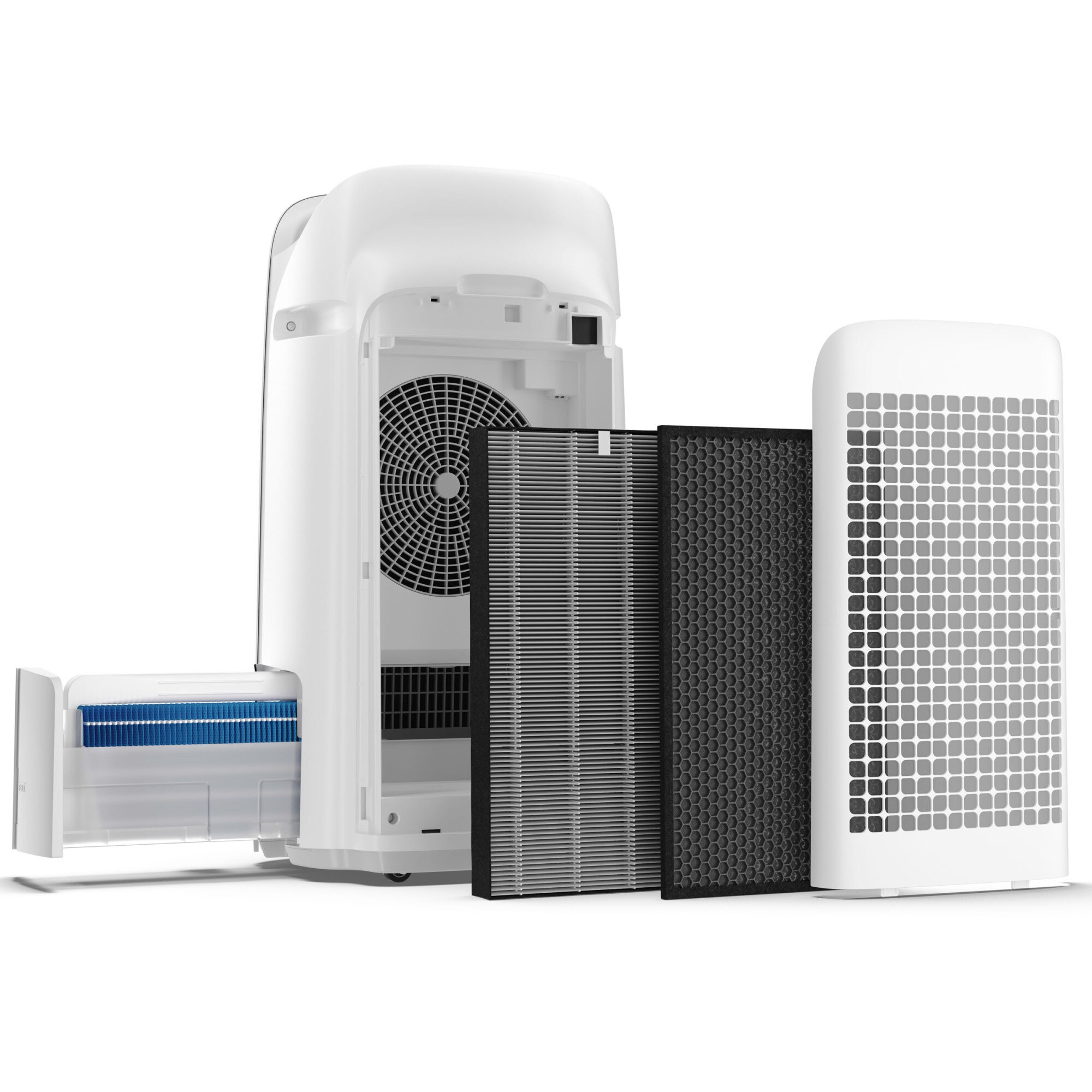Purificator de aer smart cu umidificator Sharp UAKCP100EW,75 mp ... Purificator de aer smart cu umidificator Sharp UAKCP100EW,75 mp ...