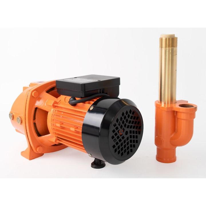 Pompa de suprafata apa curata cu ejector Wolfson JET-100E, 800W, 3200 l ...