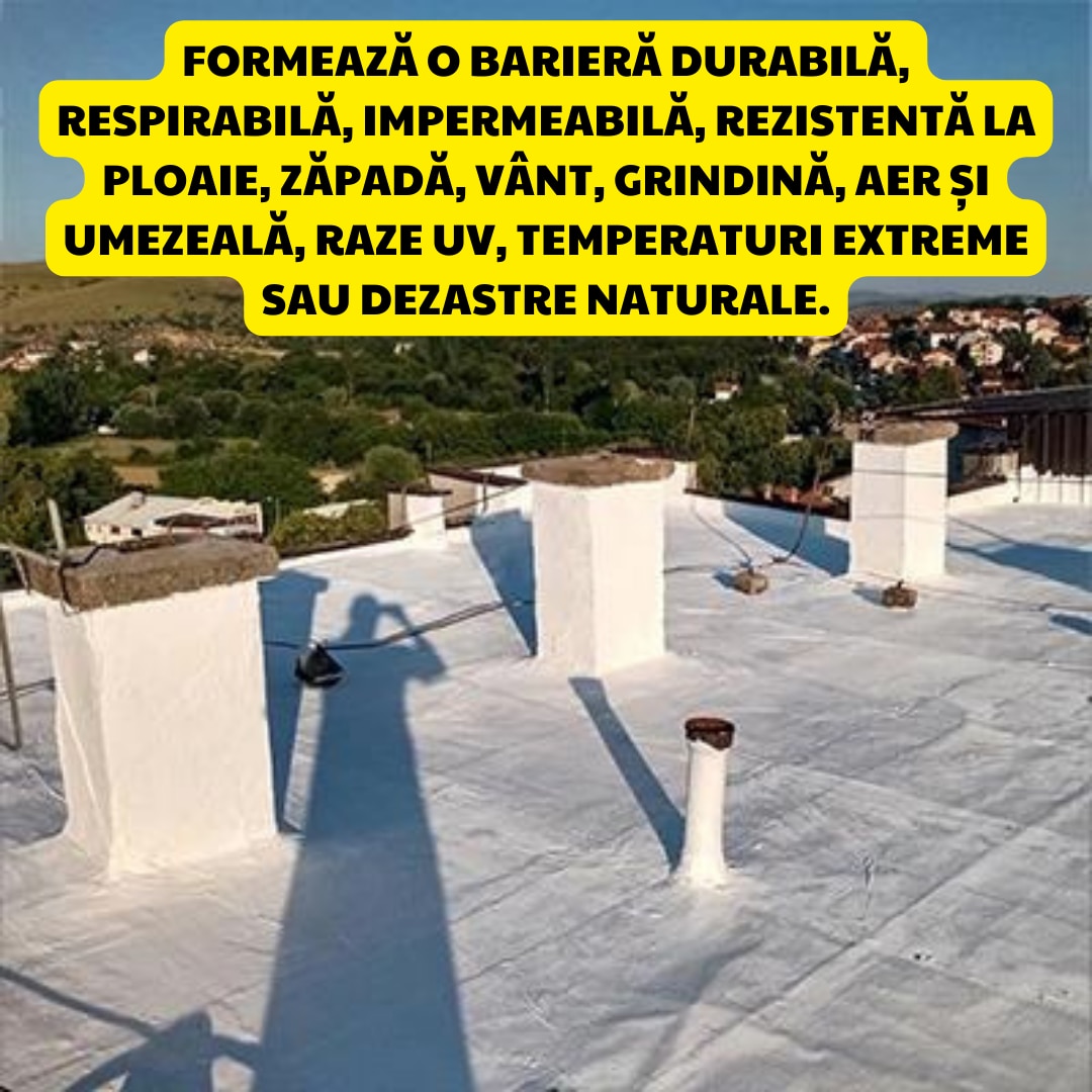 Set 5 x Membrana Cauciucata Hidroizolanta “Hydroxseal”, alba, Water ...