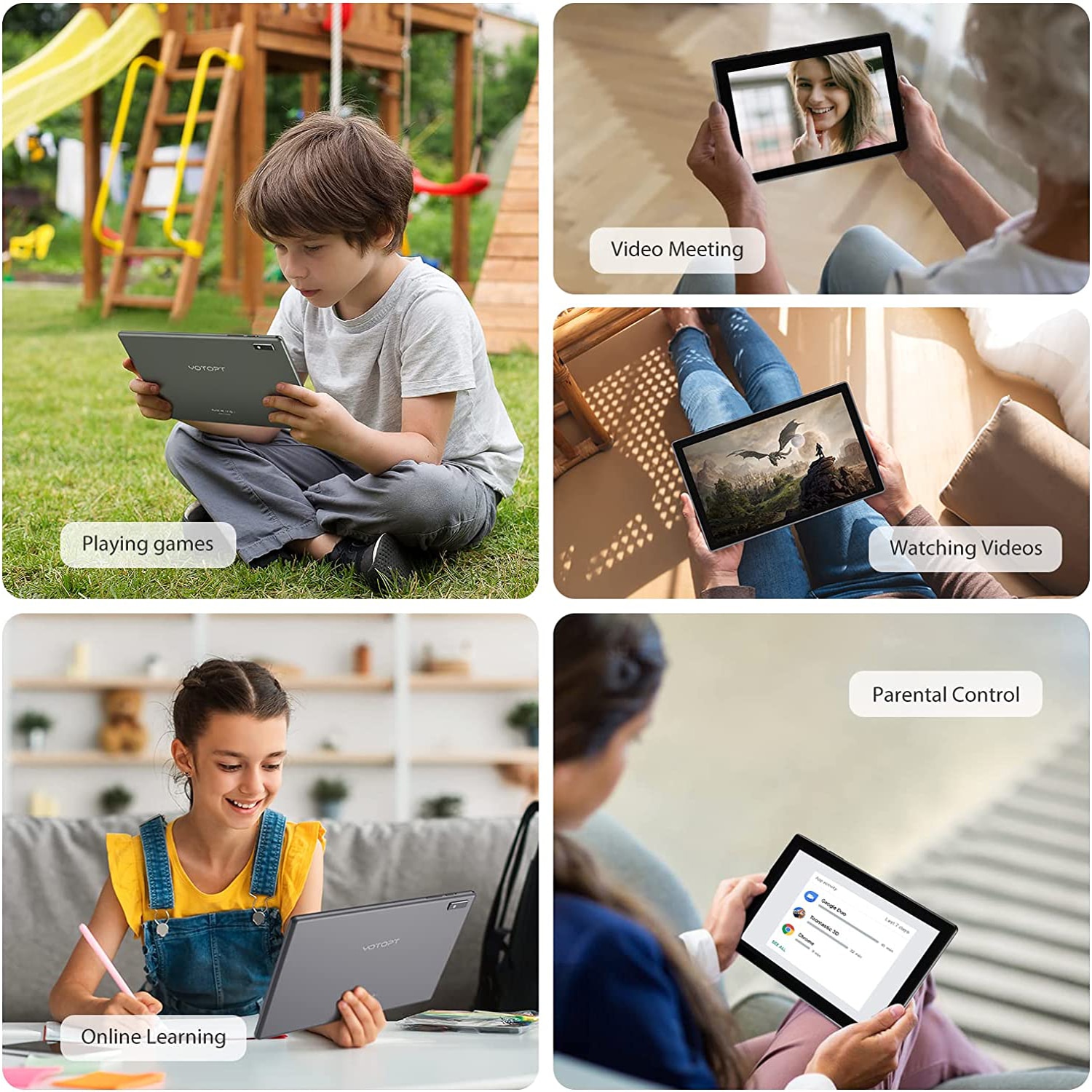 Tableta 10.1" YOTOPT, 4GB RAM, 64GB ROM, Android 12.0, WIFI, Quad-Core ...