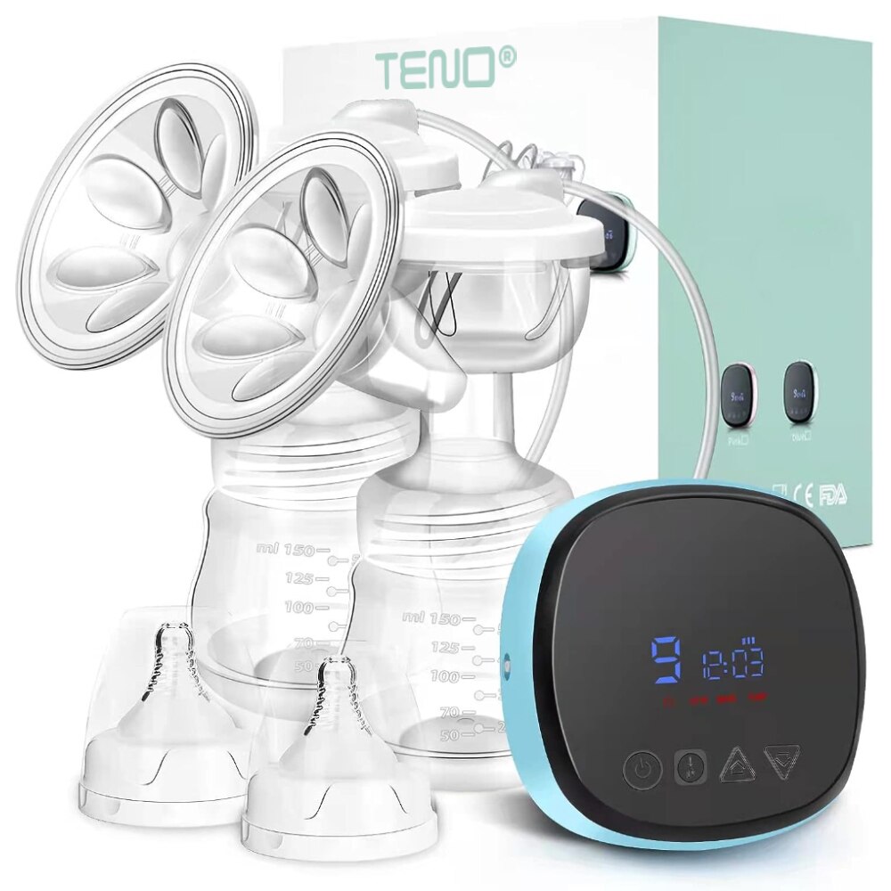 Двойна електрическа помпа за кърма Teno®, 3 функции, 9 нива на ...