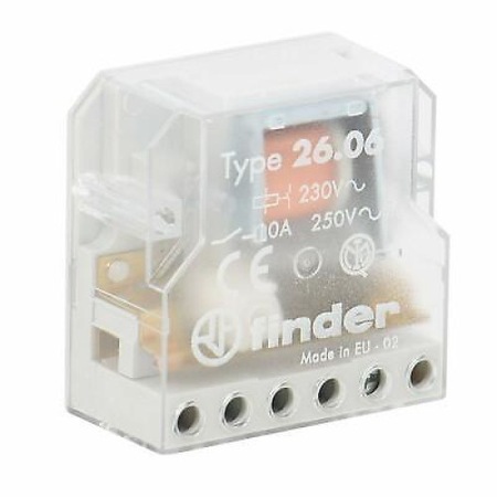 Releu pas cu pas electromecanic, montare in doza, 2NO, 10A, 230V, 26.06 ...