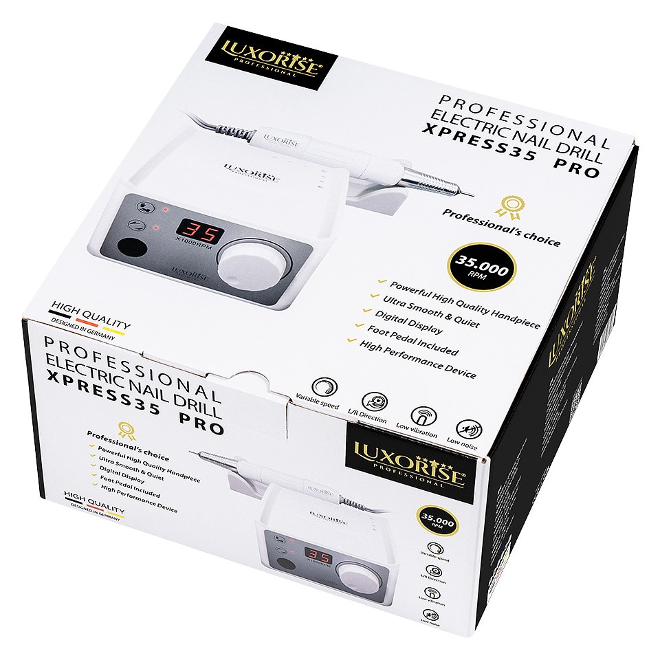 Freza unghii profesionala XPRESS35 PRO LUXORISE, 35.000 RPM - eMAG.ro