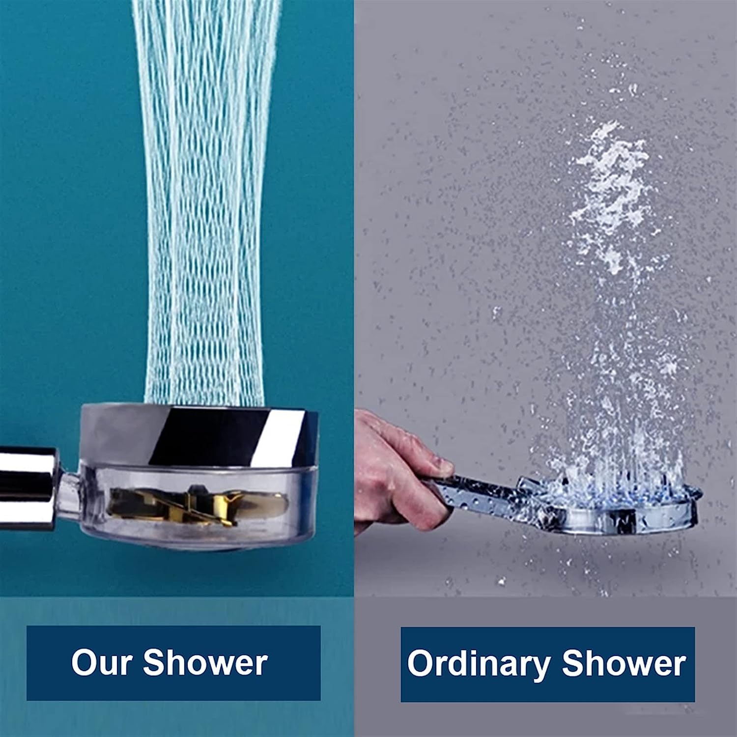 Душ слушалка Alexa Store Pear, С витло и вихрова струя под налягане ...