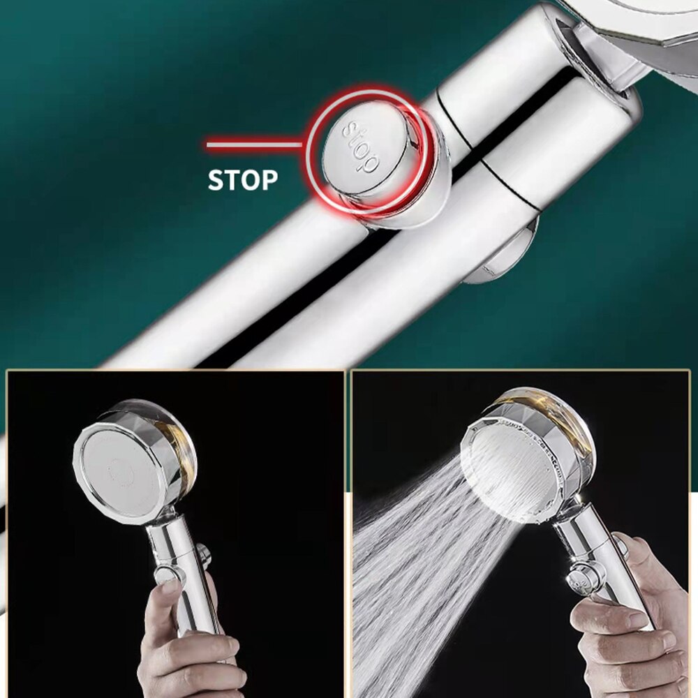 Душ слушалка Alexa Store Pear, С витло и вихрова струя под налягане ...