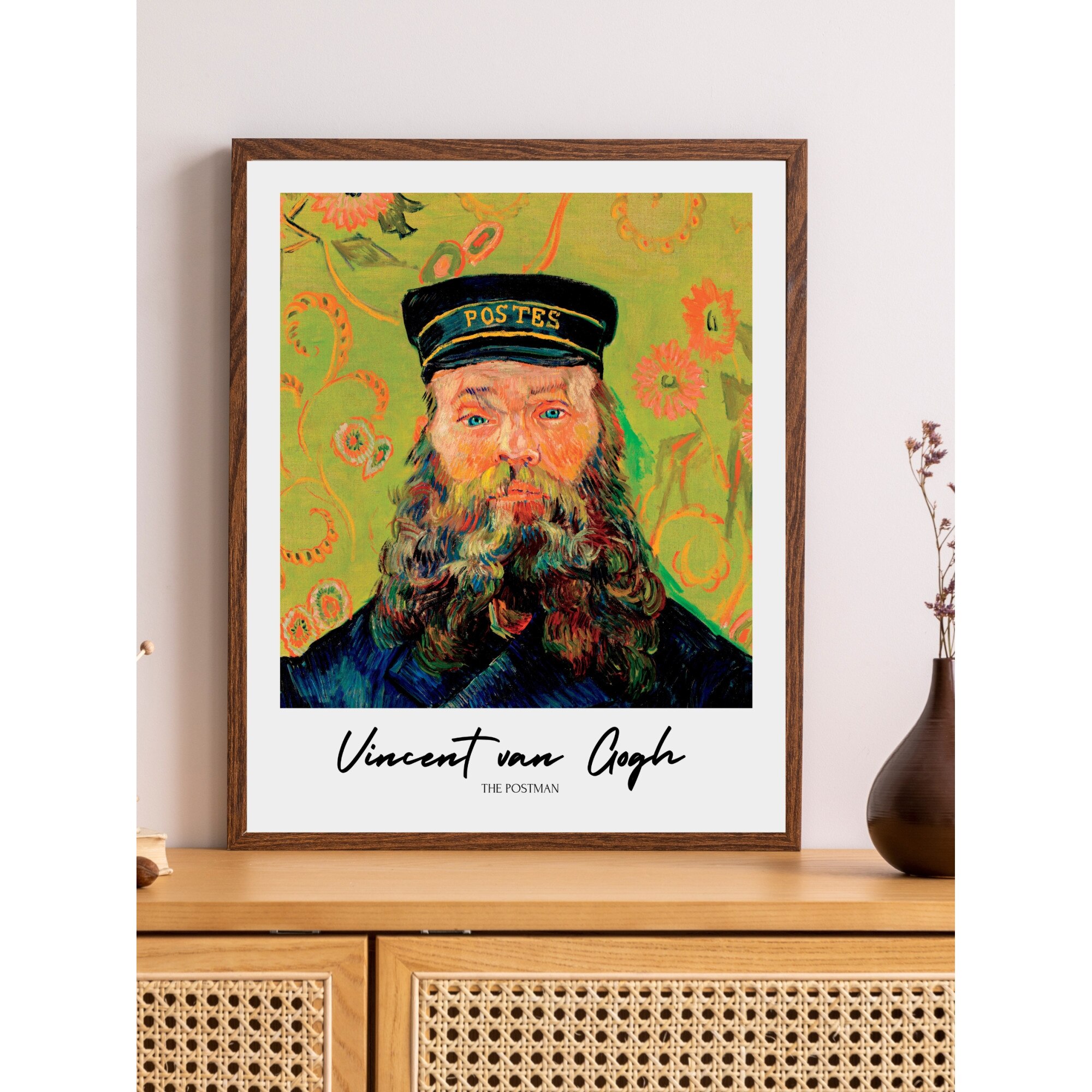 Tablou Portretul unui barbat de Van Gogh, Portrait of a Man WallArt by ...