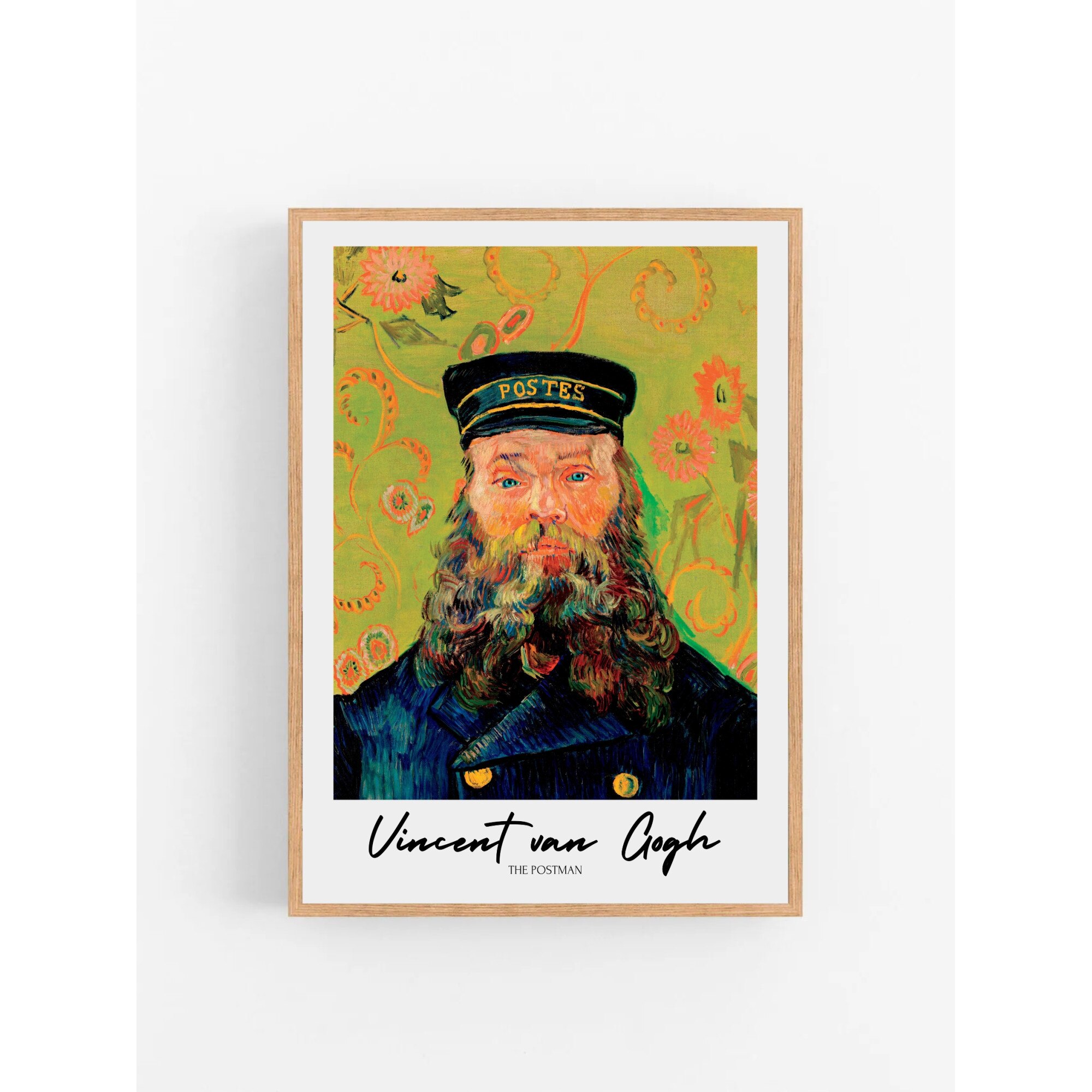 Tablou Portretul unui barbat de Van Gogh, Portrait of a Man WallArt by ...