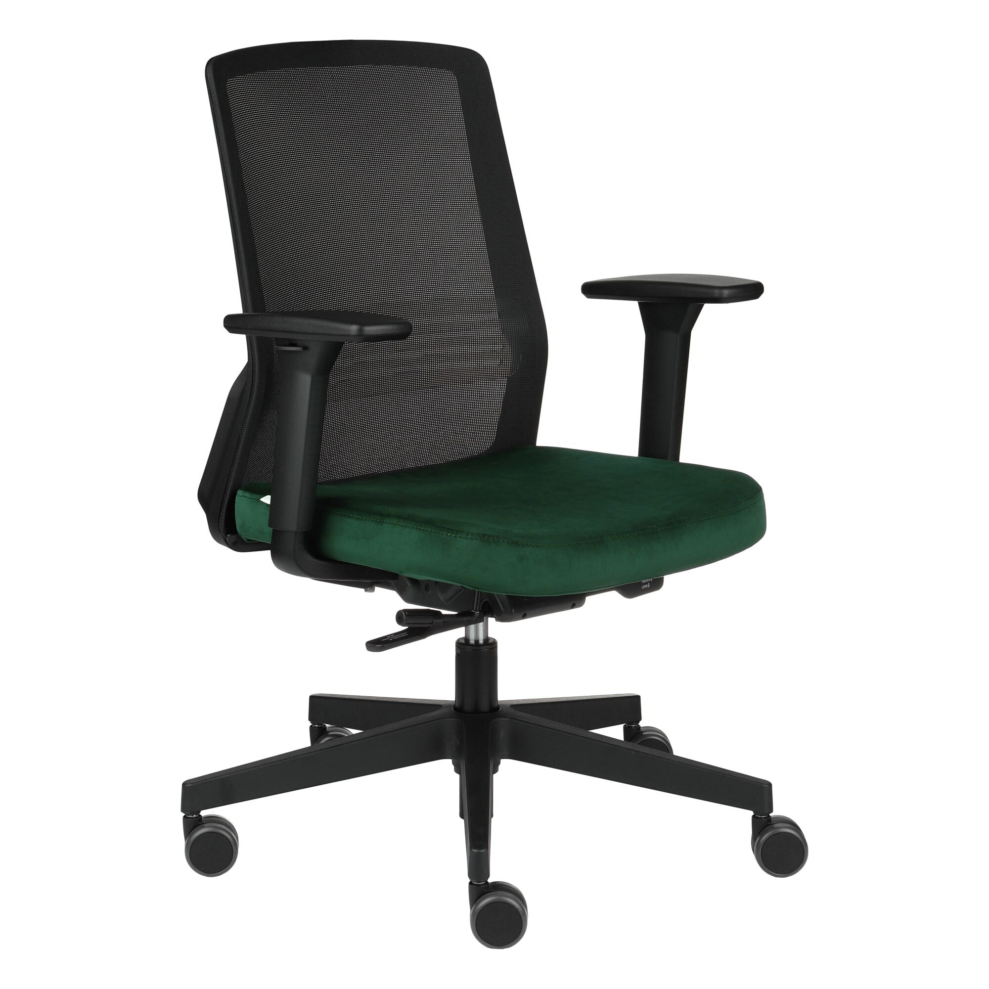 Scaun de birou, Grospol, Coco BS, Baza Black, Cotiere R1, Tesatura ...