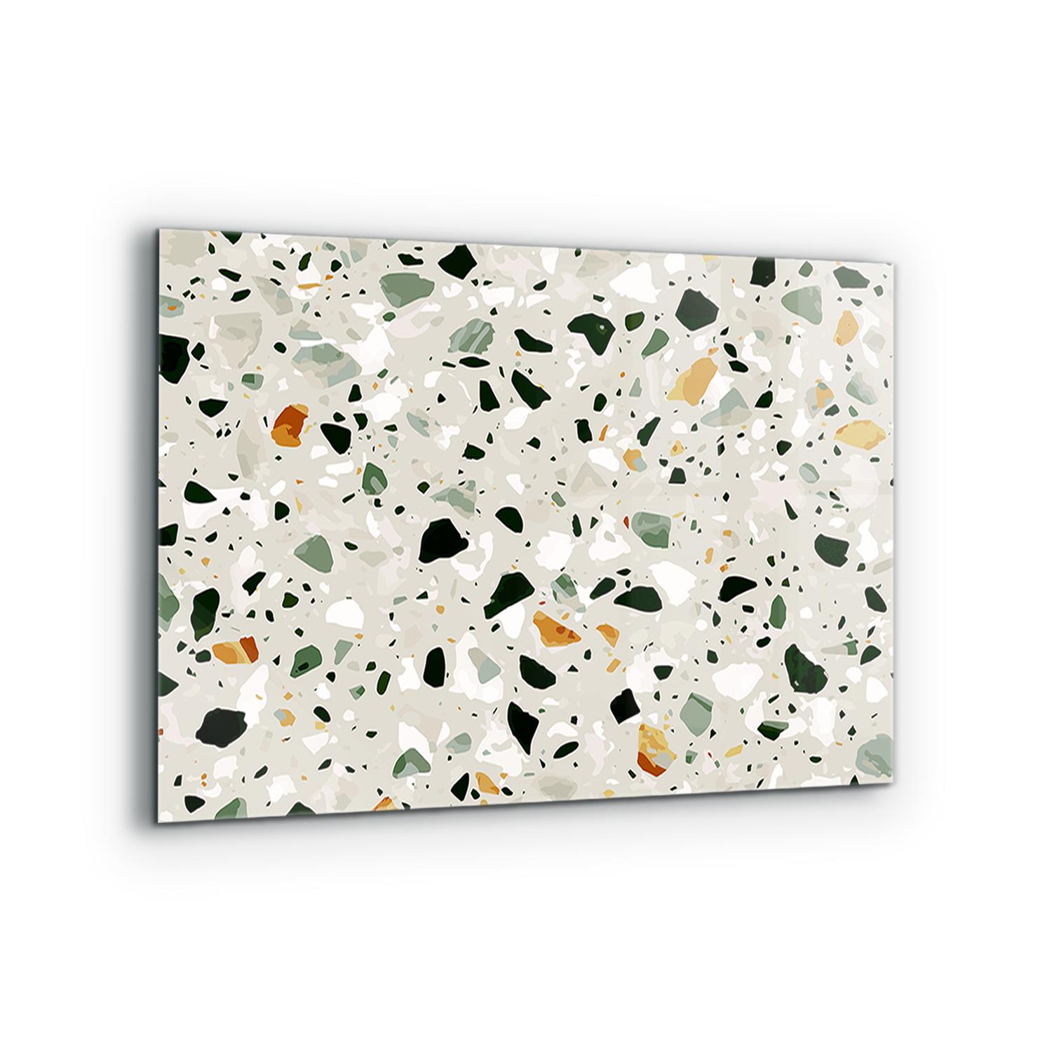Panou decorativ, Wallfluent, Sticla, Piatra Naturala Terrazzo ...
