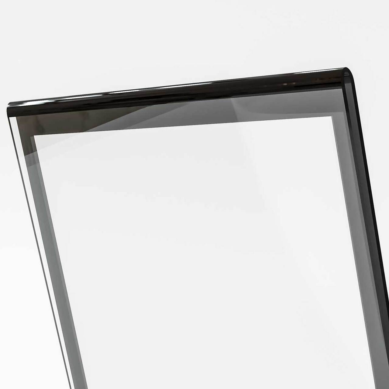 Suport Meniu tip L cu contur negru, format A4 (210x297mm), expunere ...