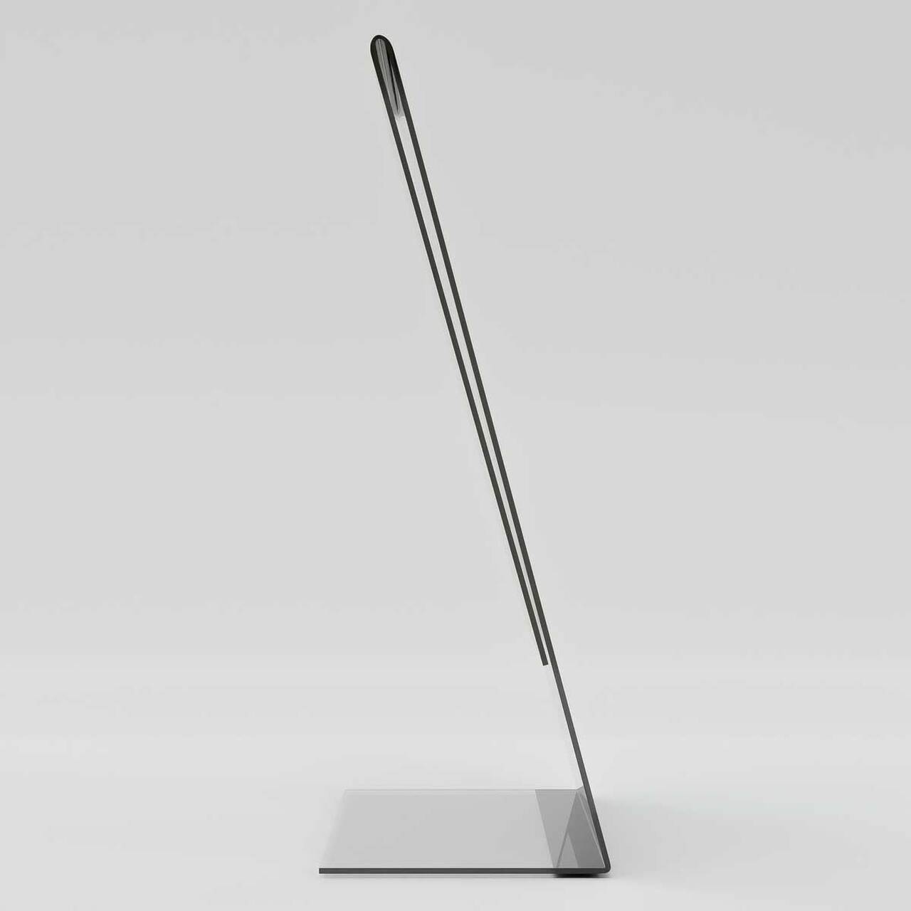 Suport Meniu tip L cu contur negru, format A4 (210x297mm), expunere ...