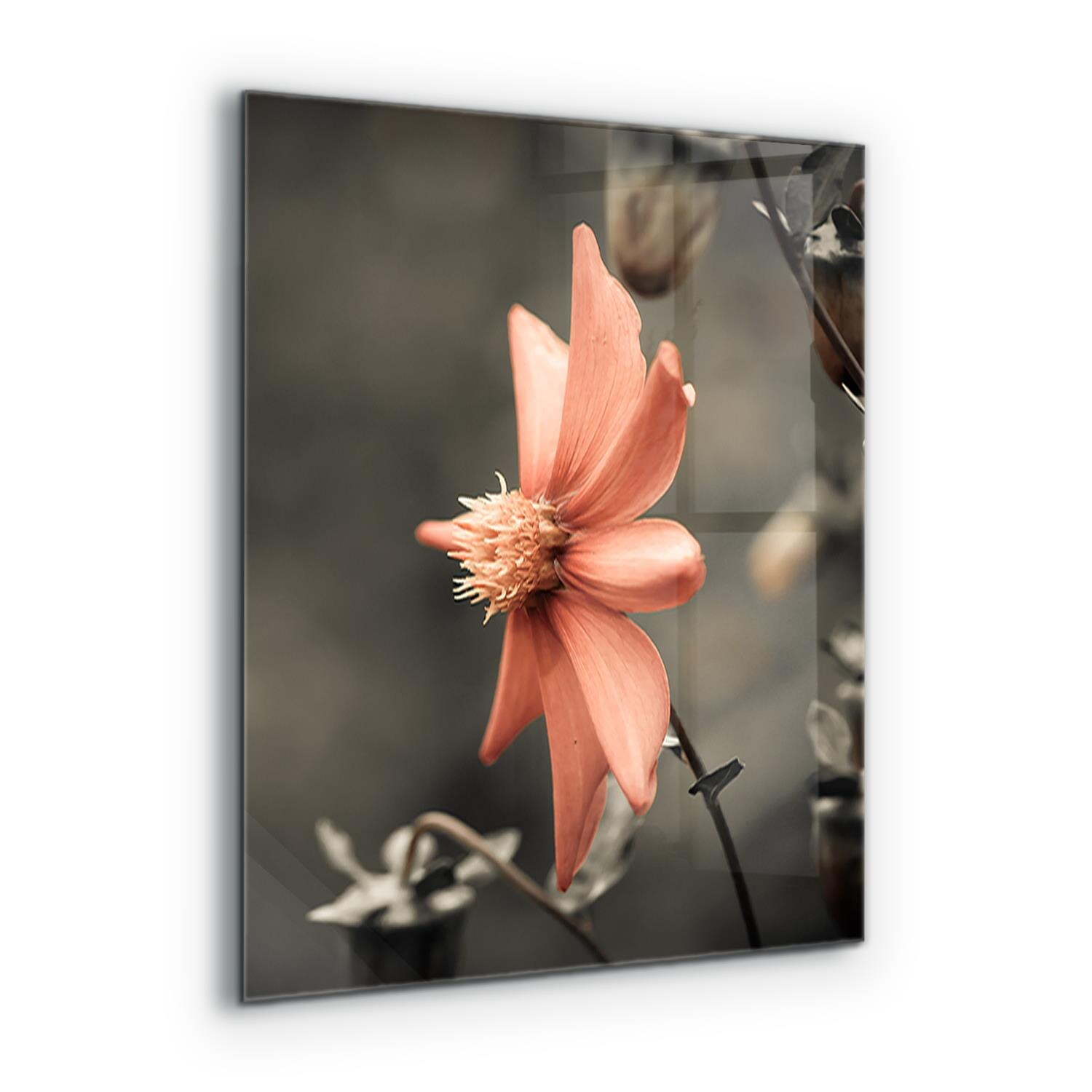 Panou decorativ, Wallfluent, Sticla, Muguri De Flori De Epoca ...