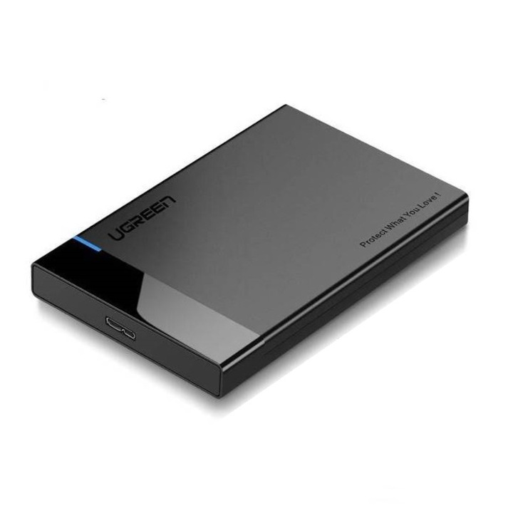 Rack extern HDD si SSD 2.5 inch UGREEN US221C2, 6Gbps, USB-C, SATA III ...