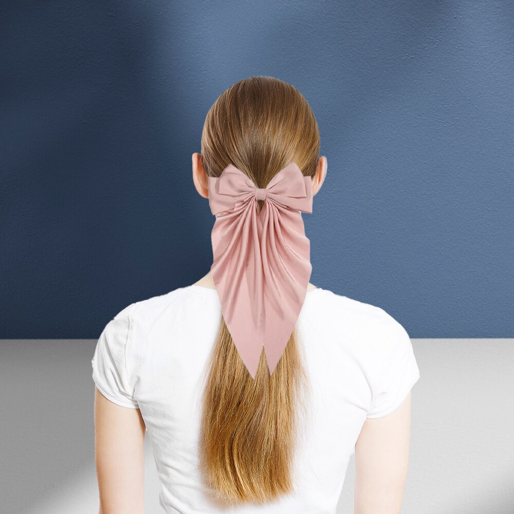 Clama de par tip ac, model cu funda ampla coada de cal, M2, roz, EFAYN ...