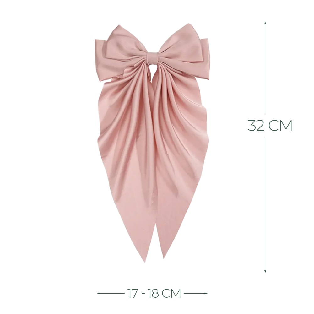 Clama de par tip ac, model cu funda ampla coada de cal, M2, roz, EFAYN ...