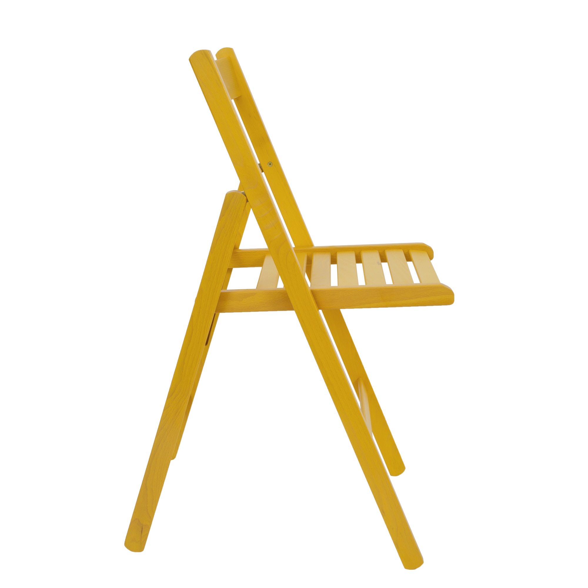 Scaun pliant Basic - lemn galben - eMAG.ro