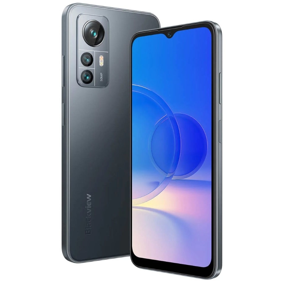 Mobiltelefon Blackview A85 Fekete, 4G, 6,56" HD+, 8 GB RAM, 128 GB ROM, Android 12, Unisoc T606 ...