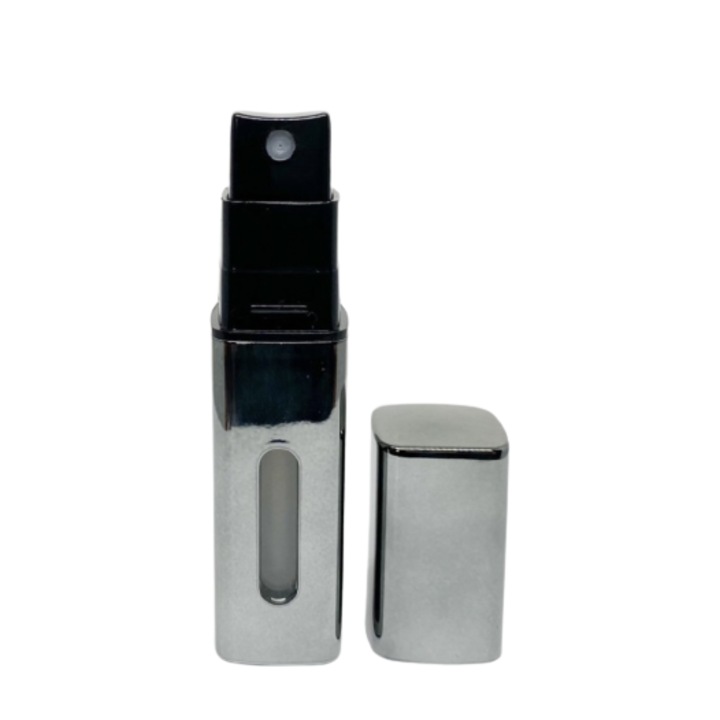 Бутилка с пулверизатор за парфюм за многократно пълнене 8 Ml Silver