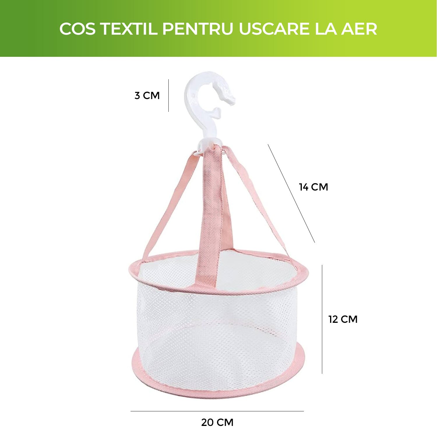 Cos suspendat pentru uscare la aer, zioda smart essentials ...