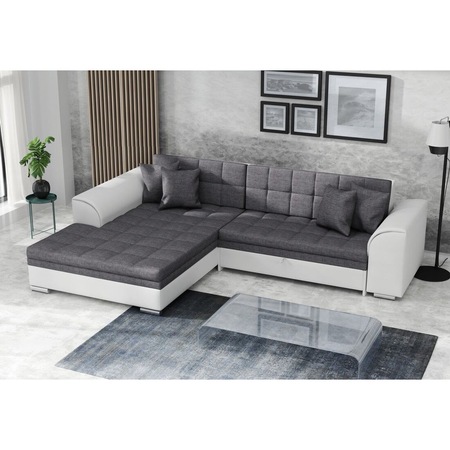 Coltar extensibil PALERMO, 294x80x196, sawana05/madryt511 (soft17 ...