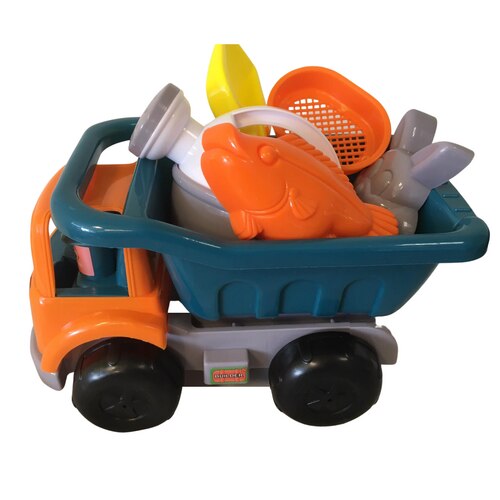 Set 6xJucarii nisip, TeleOnline, Basculanta, Multicolor, 3+ - eMAG.ro