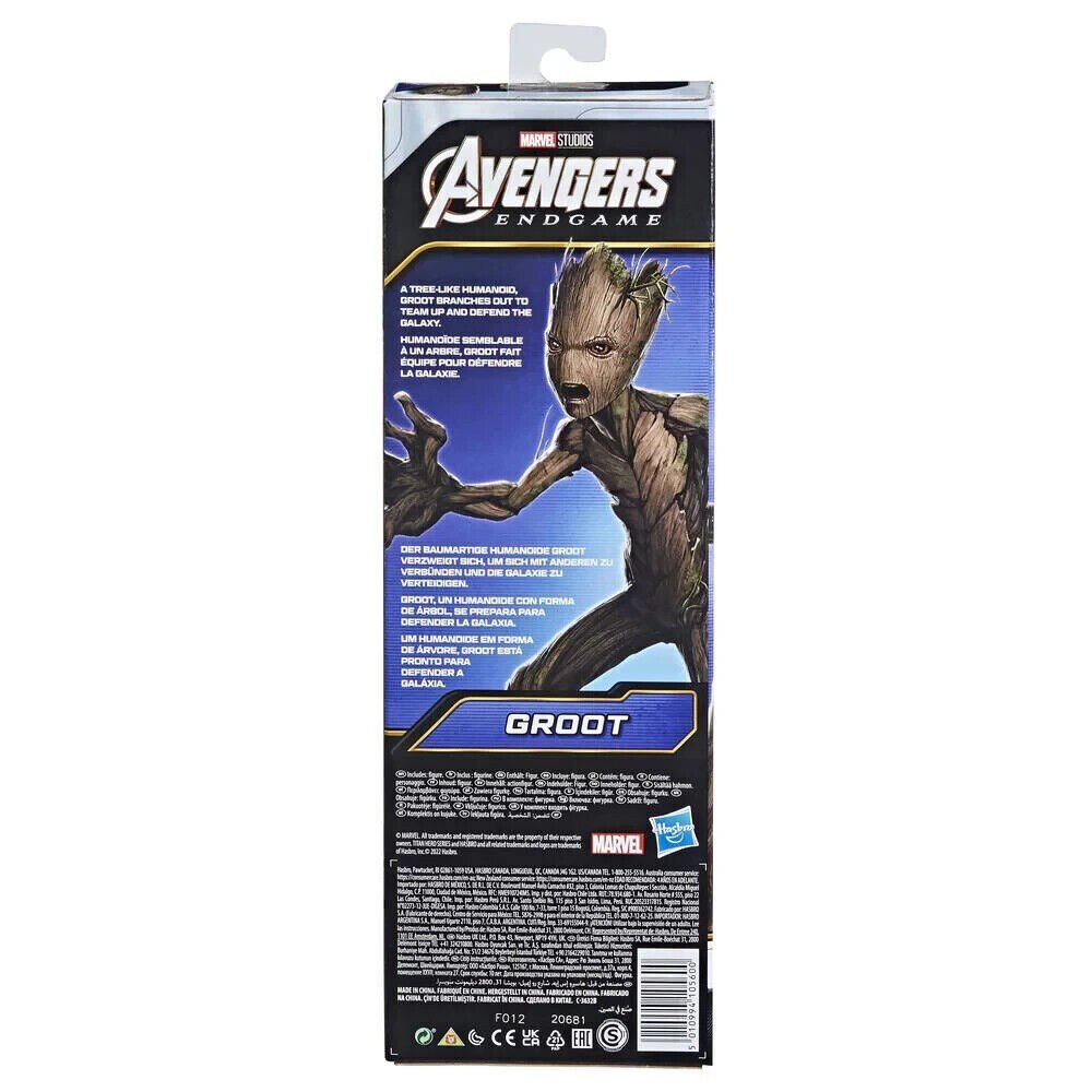 Marvel Avengers Endgame Titan Hero Groot figura, 30 cm, többszínű - eMAG.hu