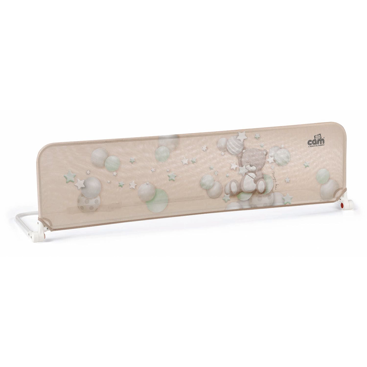 Bariera de protectie pentru pat 150 x 44 x 41 cm, Bej - eMAG.ro