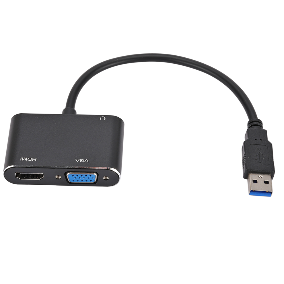 Cablu convertor USB 3.0 pentru monitoare cu HDMI si VGA, HOPE R - eMAG.ro